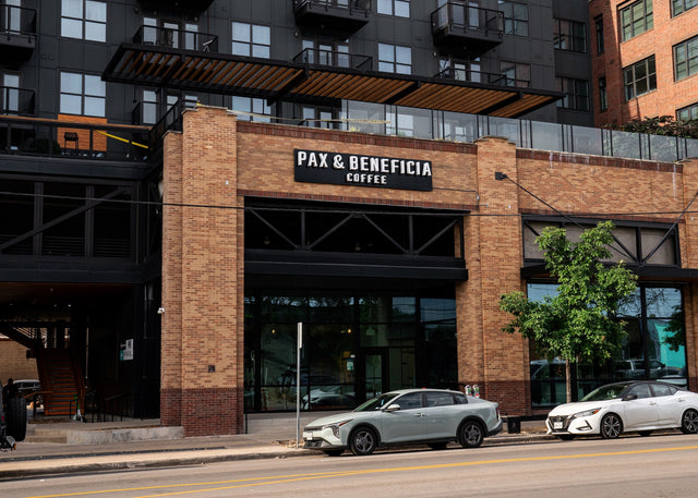 Pax & Beneficia Coffee Shop in Deep Ellum